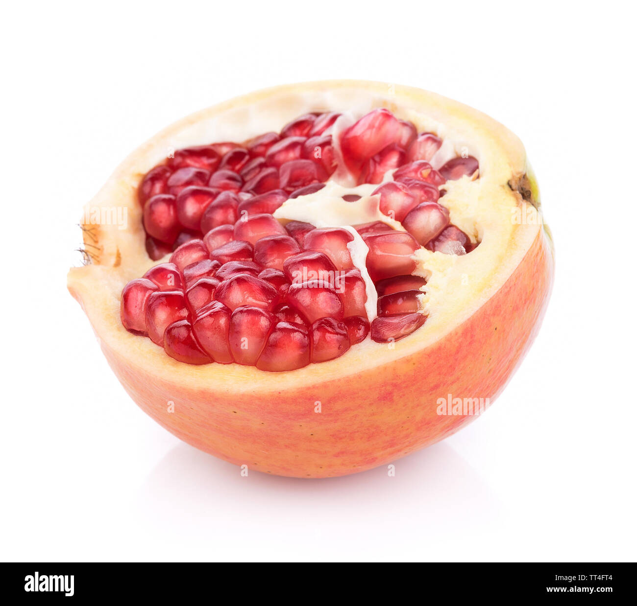 pomegranate isolated on white background Stock Photo - Alamy