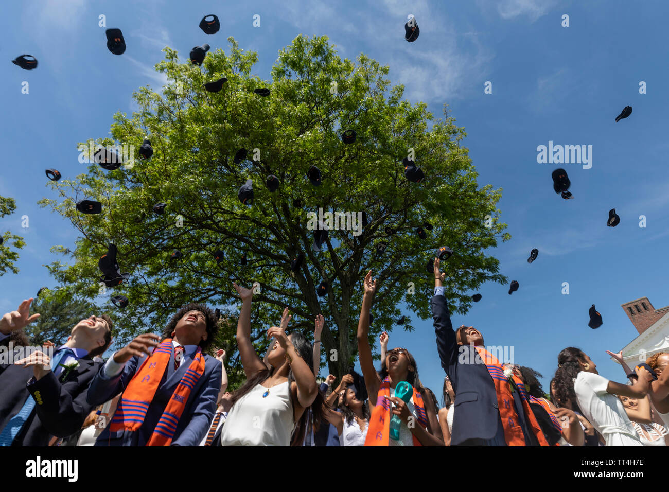 Girl boy graduation happy hi-res stock photography and images - Alamy