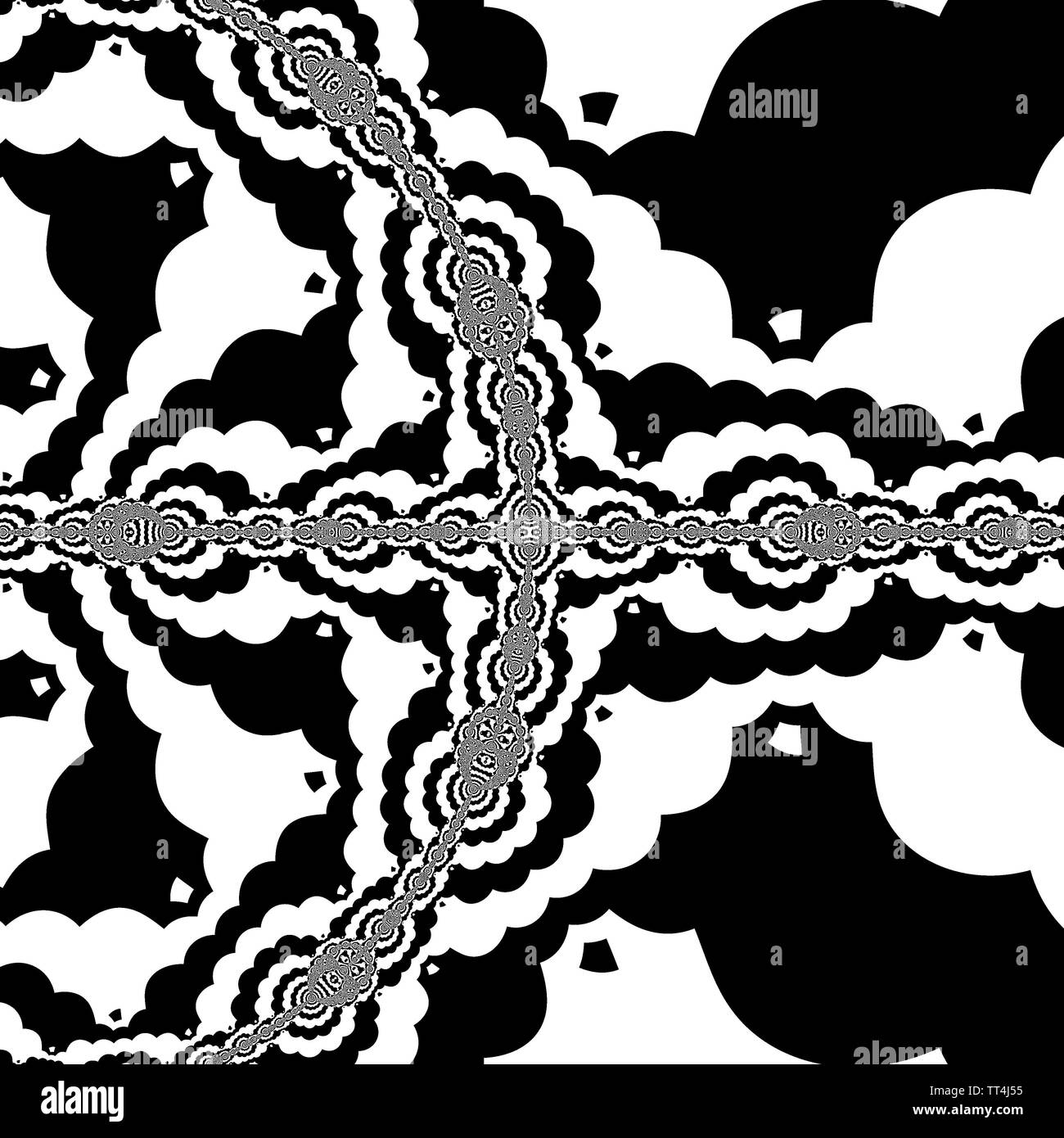 An image created using computer graphics of a mathematical object ...