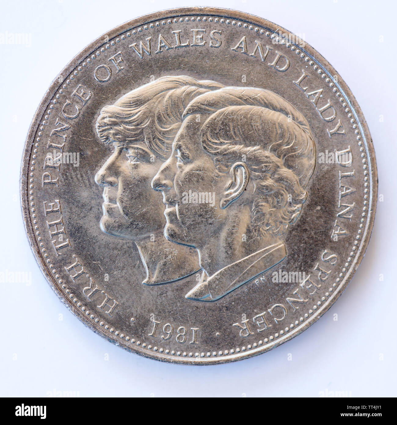 1981 commemorative coin hi-res stock photography and images - Alamy