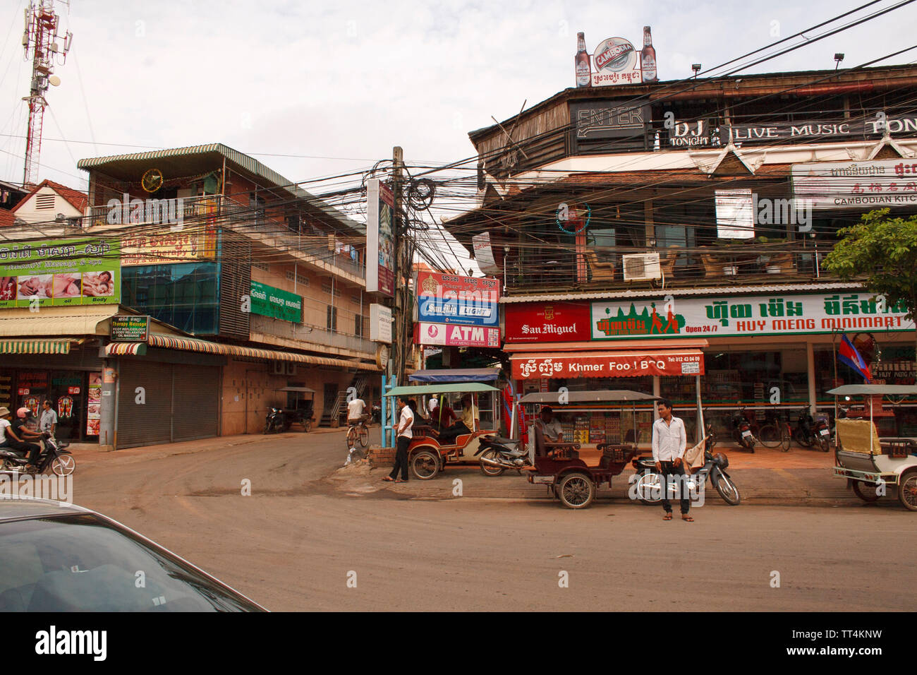 Cambodian road signs hi-res stock photography and images - Alamy