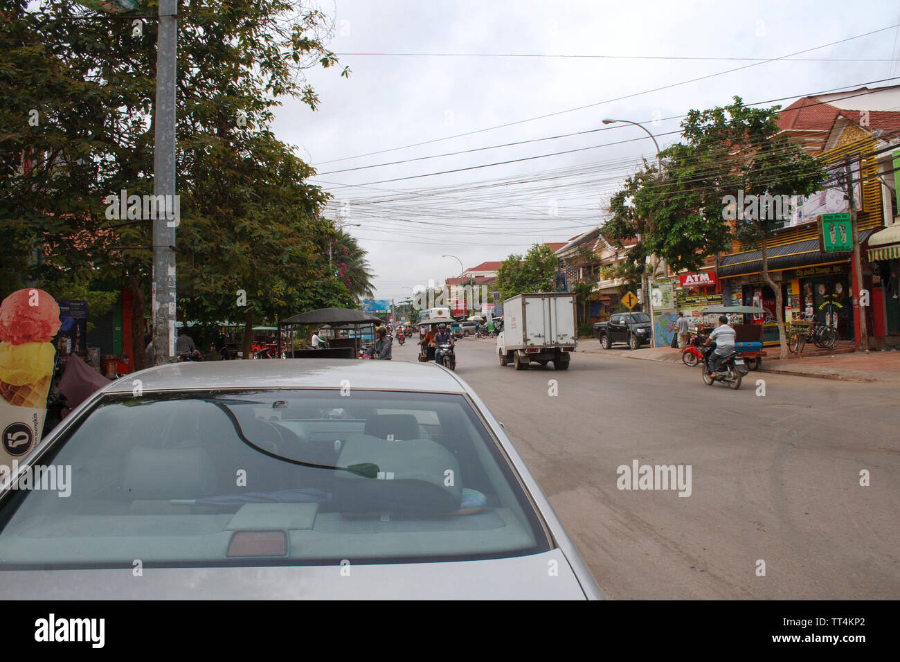 Cambodian road signs hi-res stock photography and images - Alamy