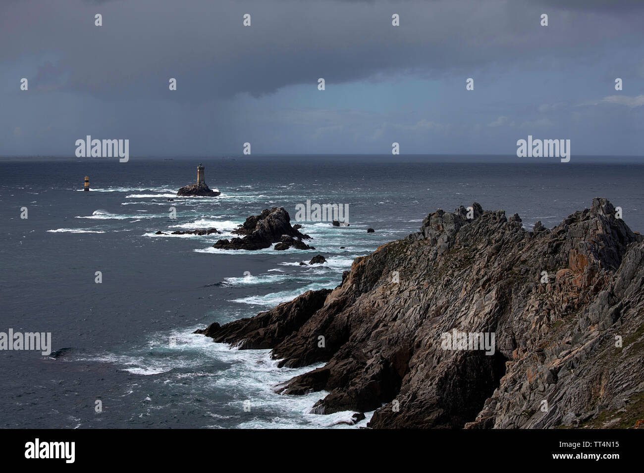 Pointe du Raz, one of Brittany's most dramatic landmarks, and the ...