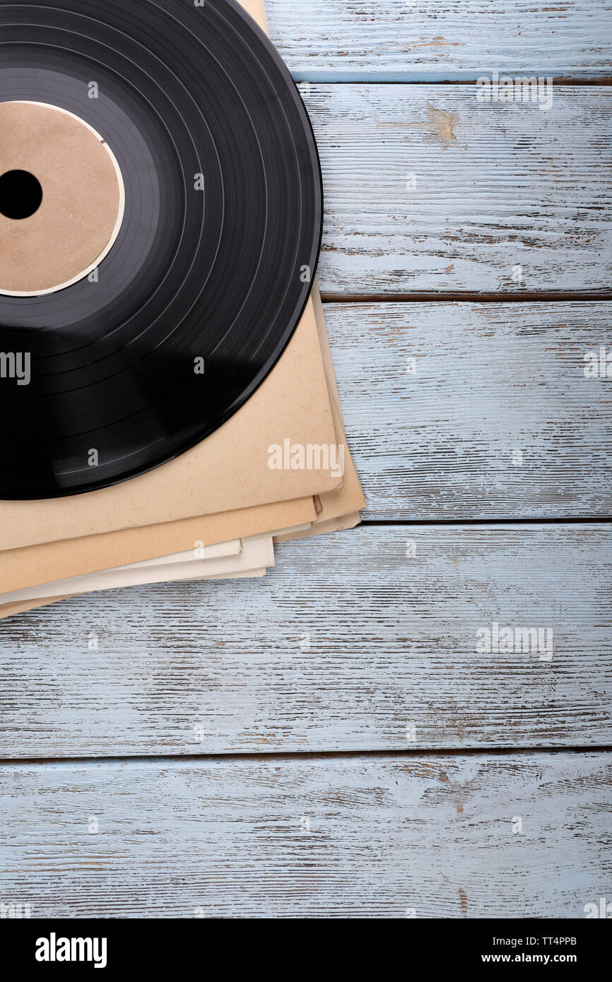 Colour vinyl records background hi-res stock photography and images - Alamy