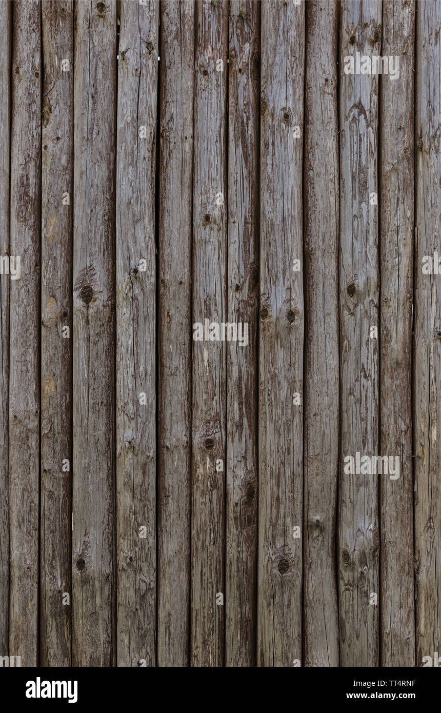 Background of several old, gray pine logs Stock Photo - Alamy