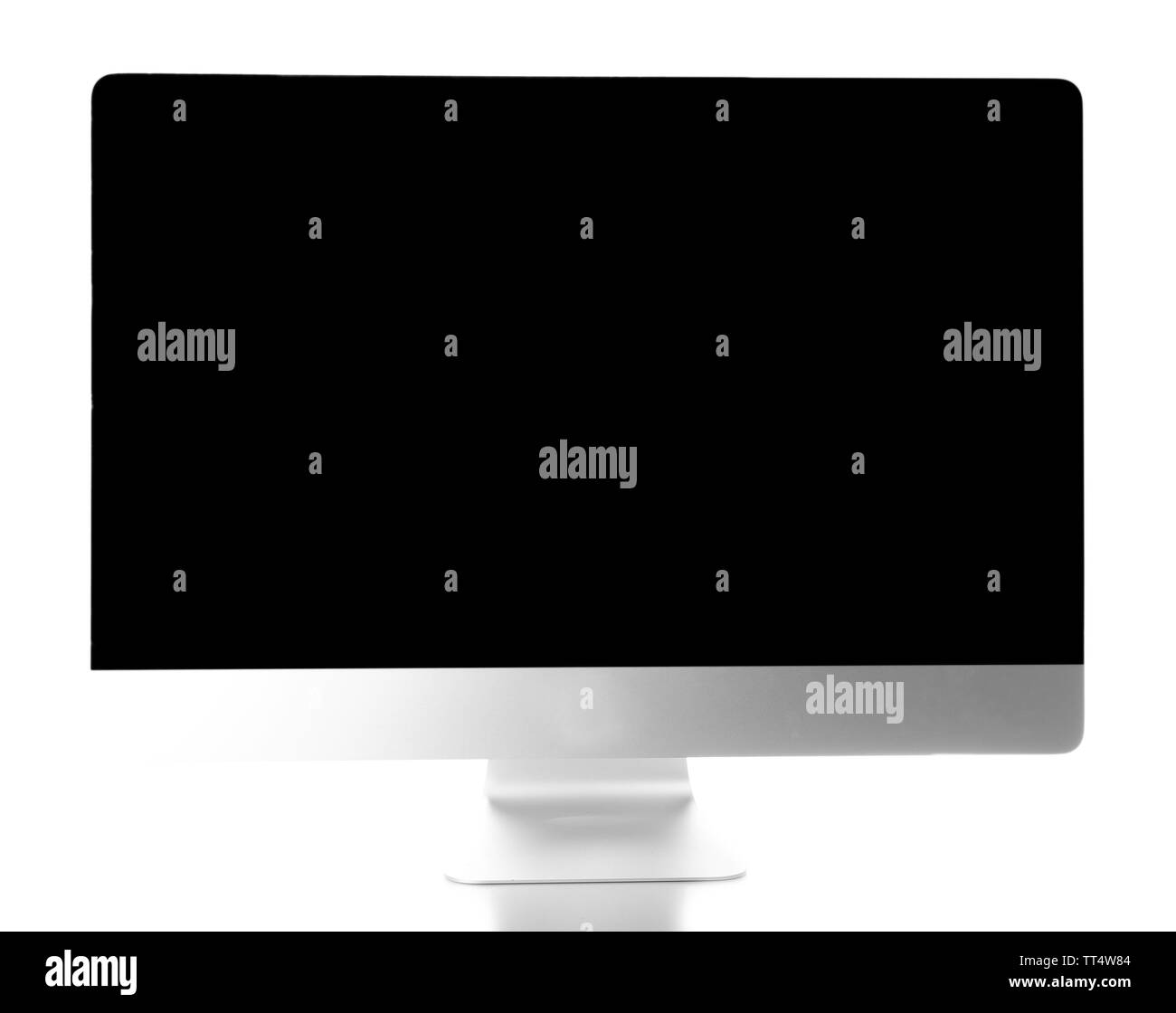 New modern computer, isolated on white Stock Photo - Alamy