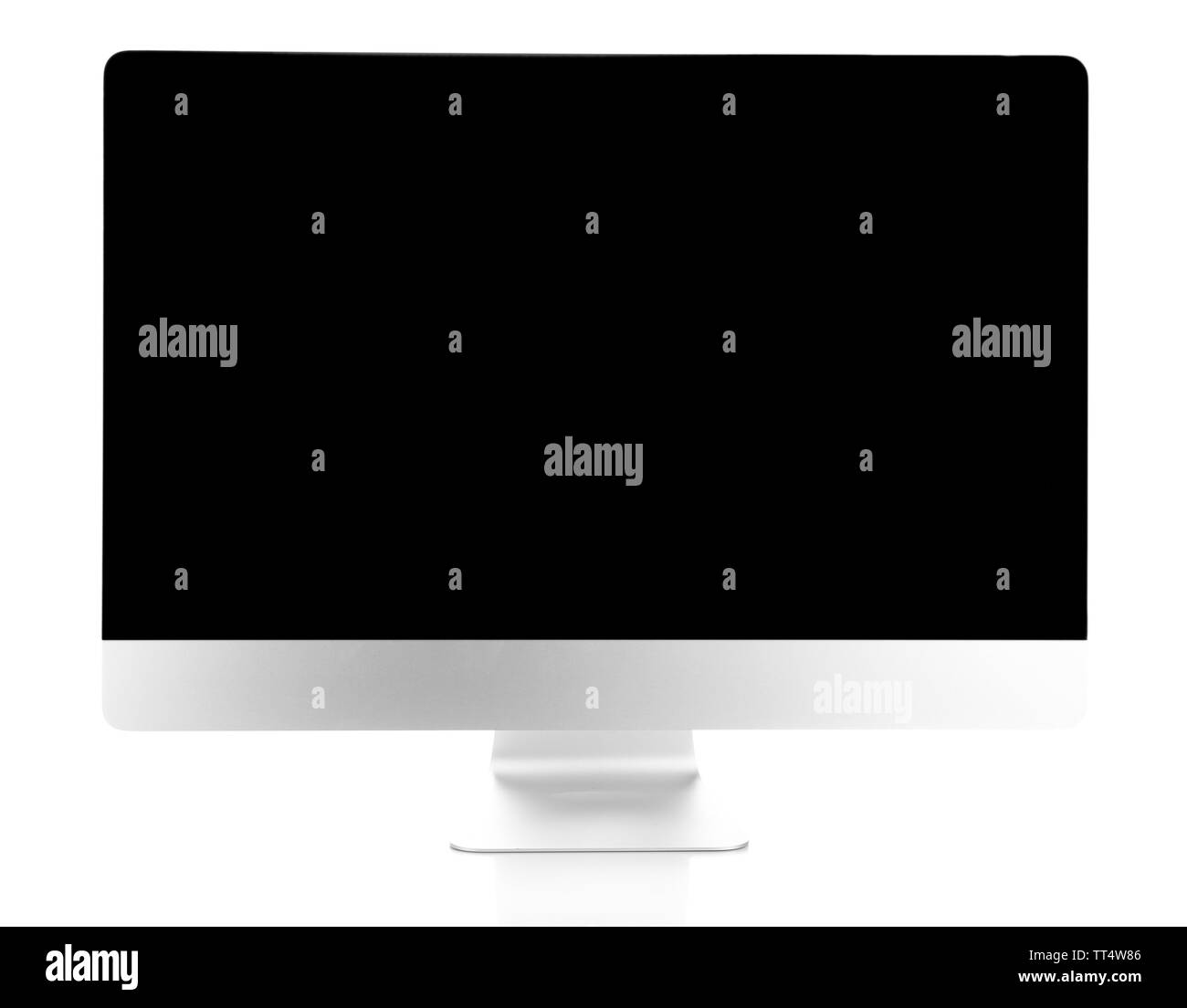 New modern computer, isolated on white Stock Photo - Alamy