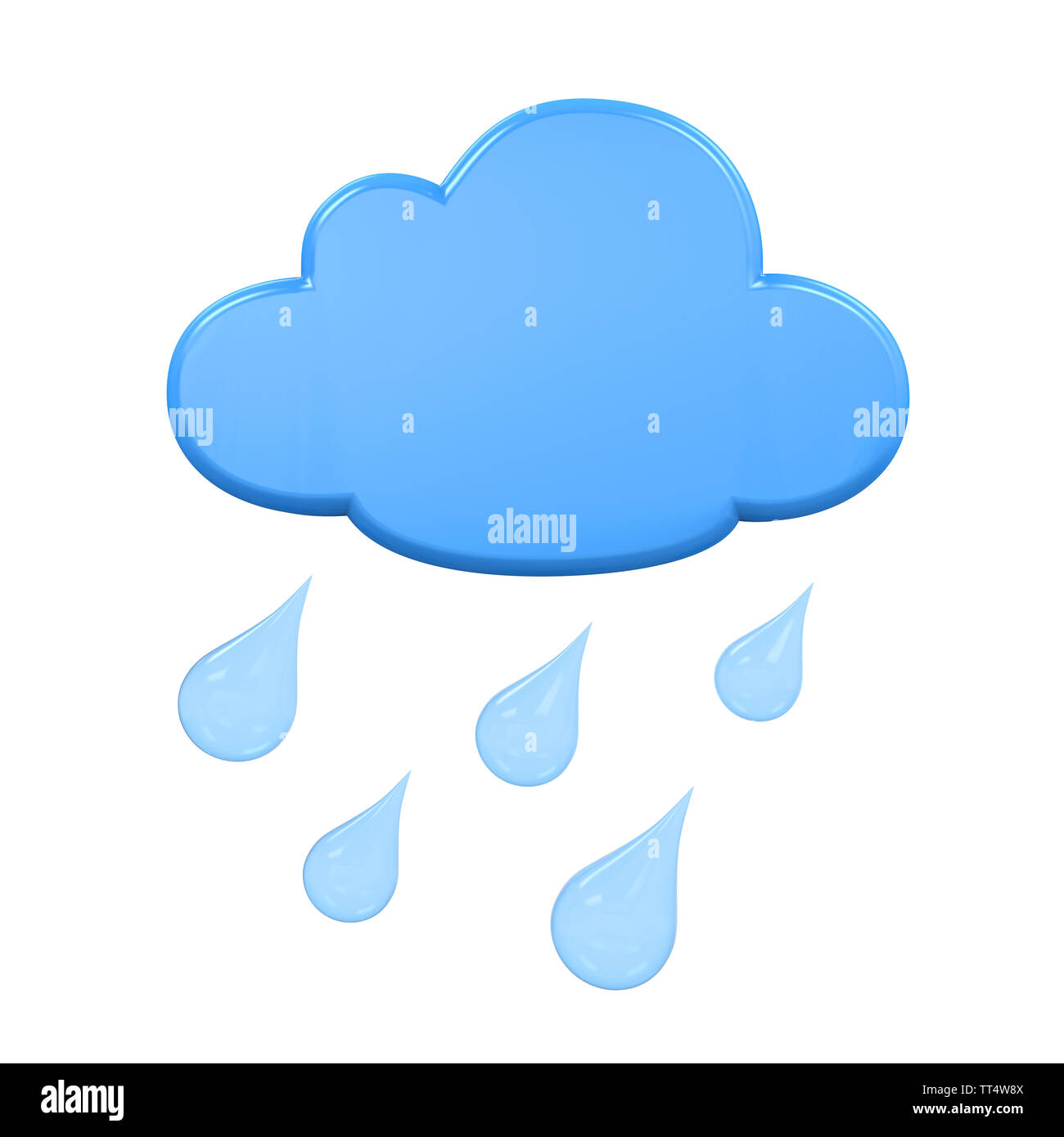 Rain weather symbol hi-res stock photography and images - Alamy