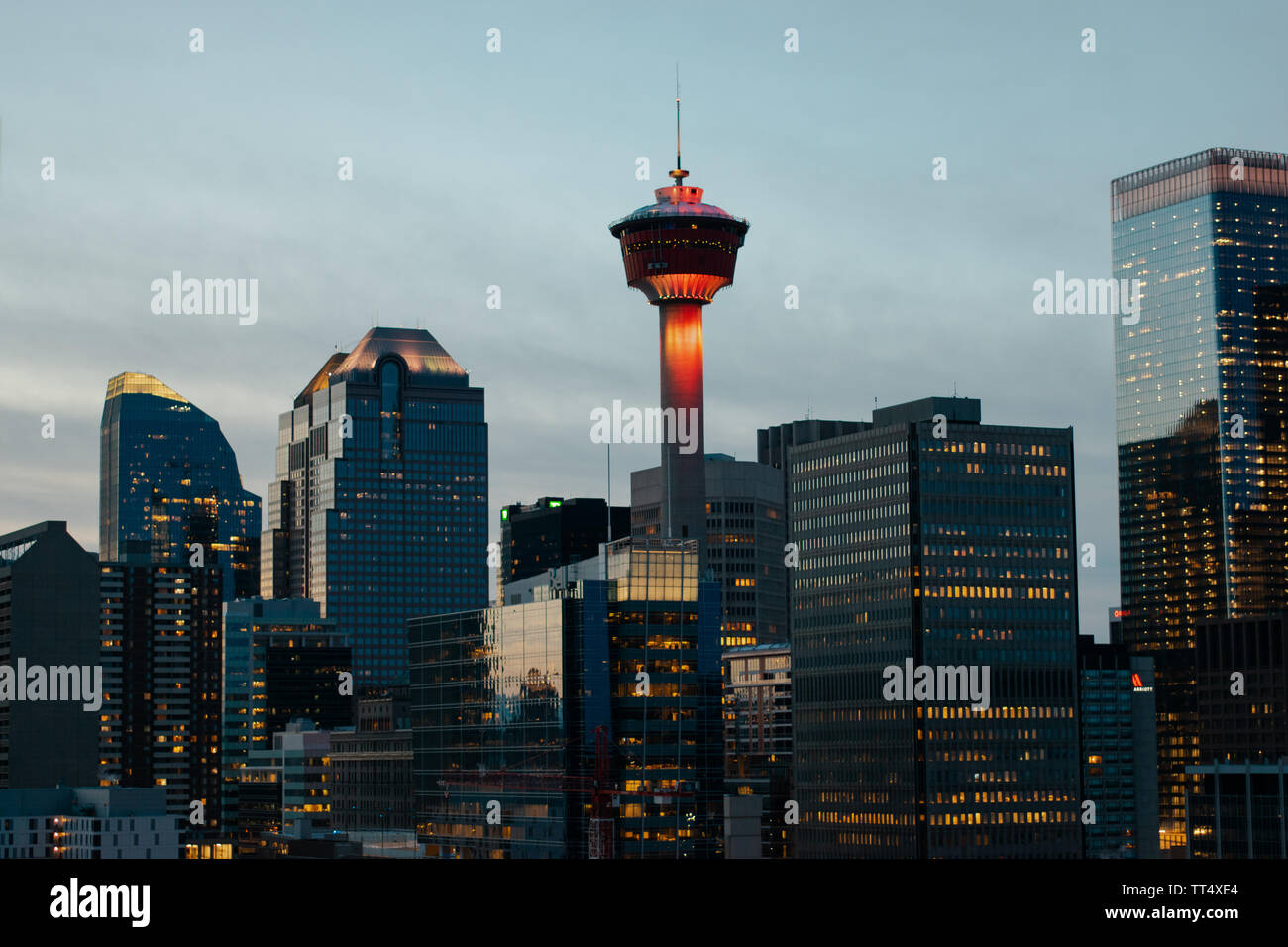 Calgary tower art hi-res stock photography and images - Alamy
