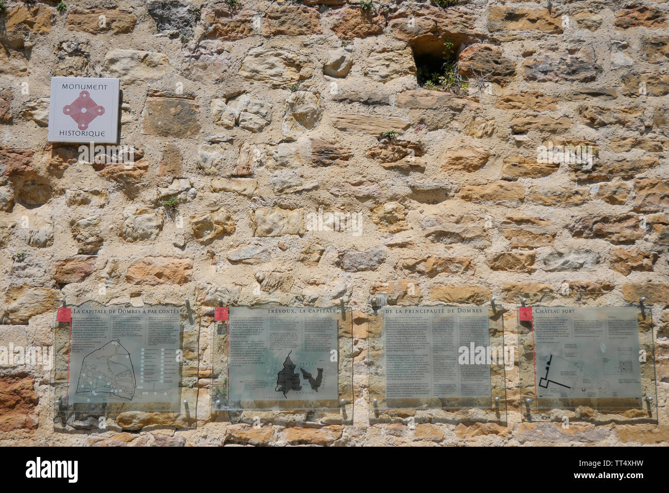 Castle, Trévoux, Rhône, AURA region, France Stock Photo - Alamy