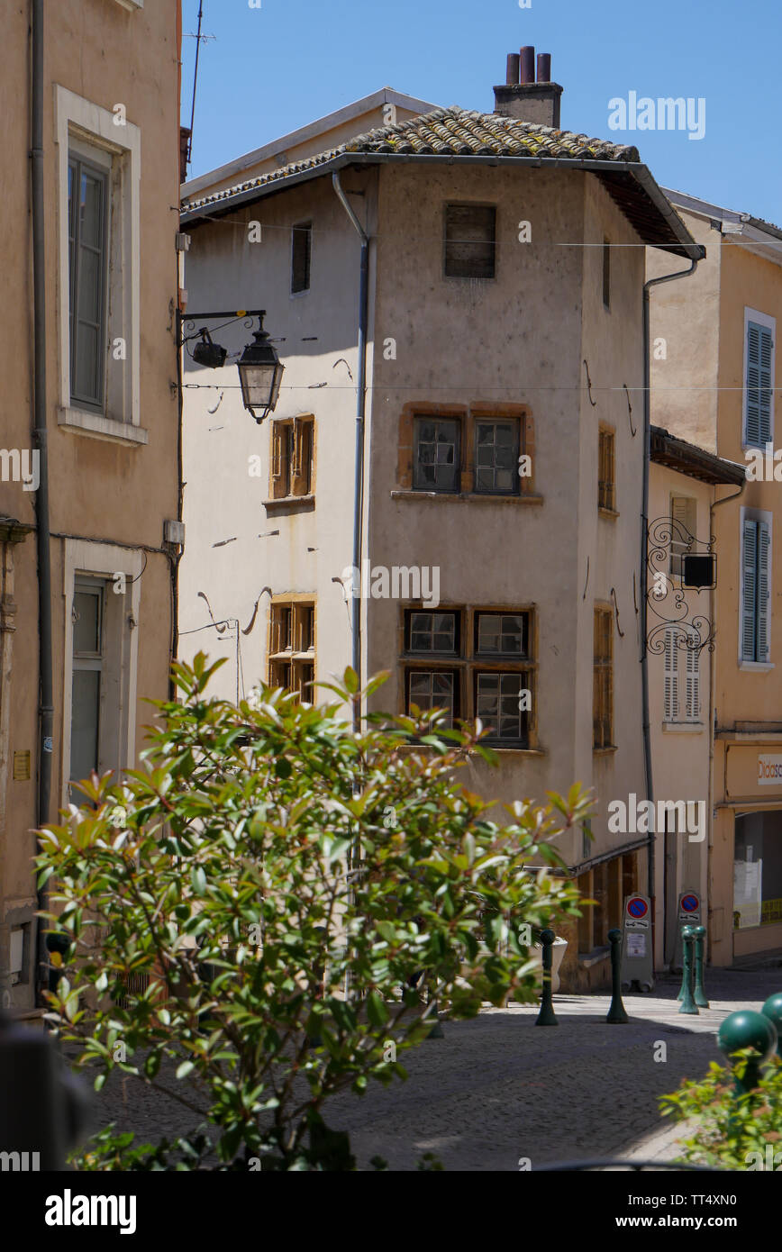 Medieval building, Trévoux, Rhône, AURA region, France Stock Photo - Alamy