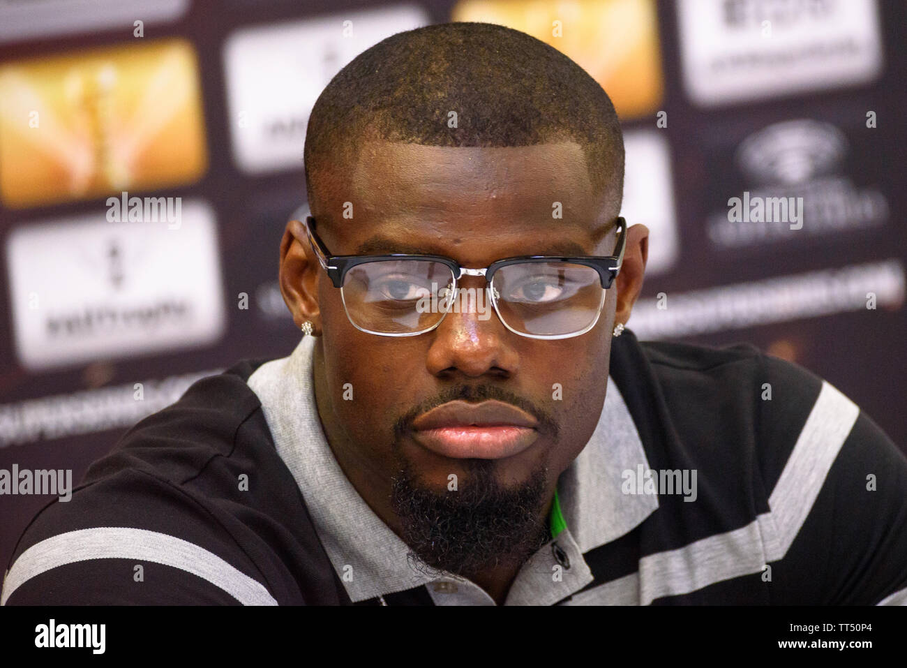 RIGA, LATVIA. 13th of June 2019. Andrew Tabiti, American professional ...