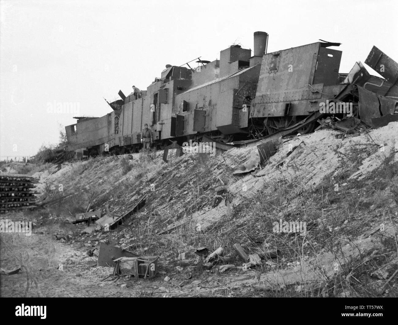 2. Weltkrieg Sowjetarmee / Rote Armee Ostfront Panzerzug - 2nd World ...