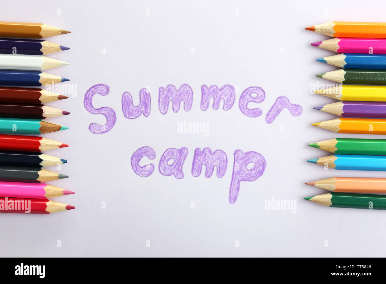 Summer Camp concept Stock Photo - Alamy