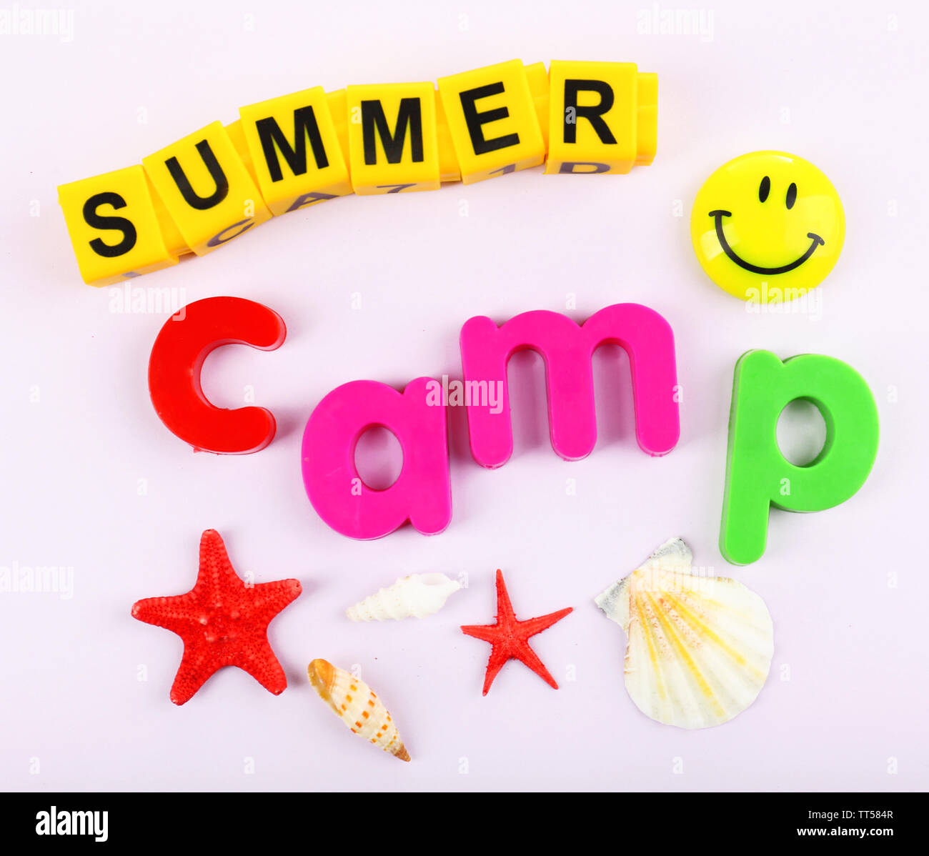 Summer Camp concept Stock Photo - Alamy