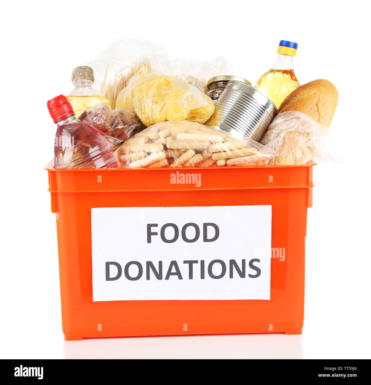 Food donation box children hi-res stock photography and images - Alamy