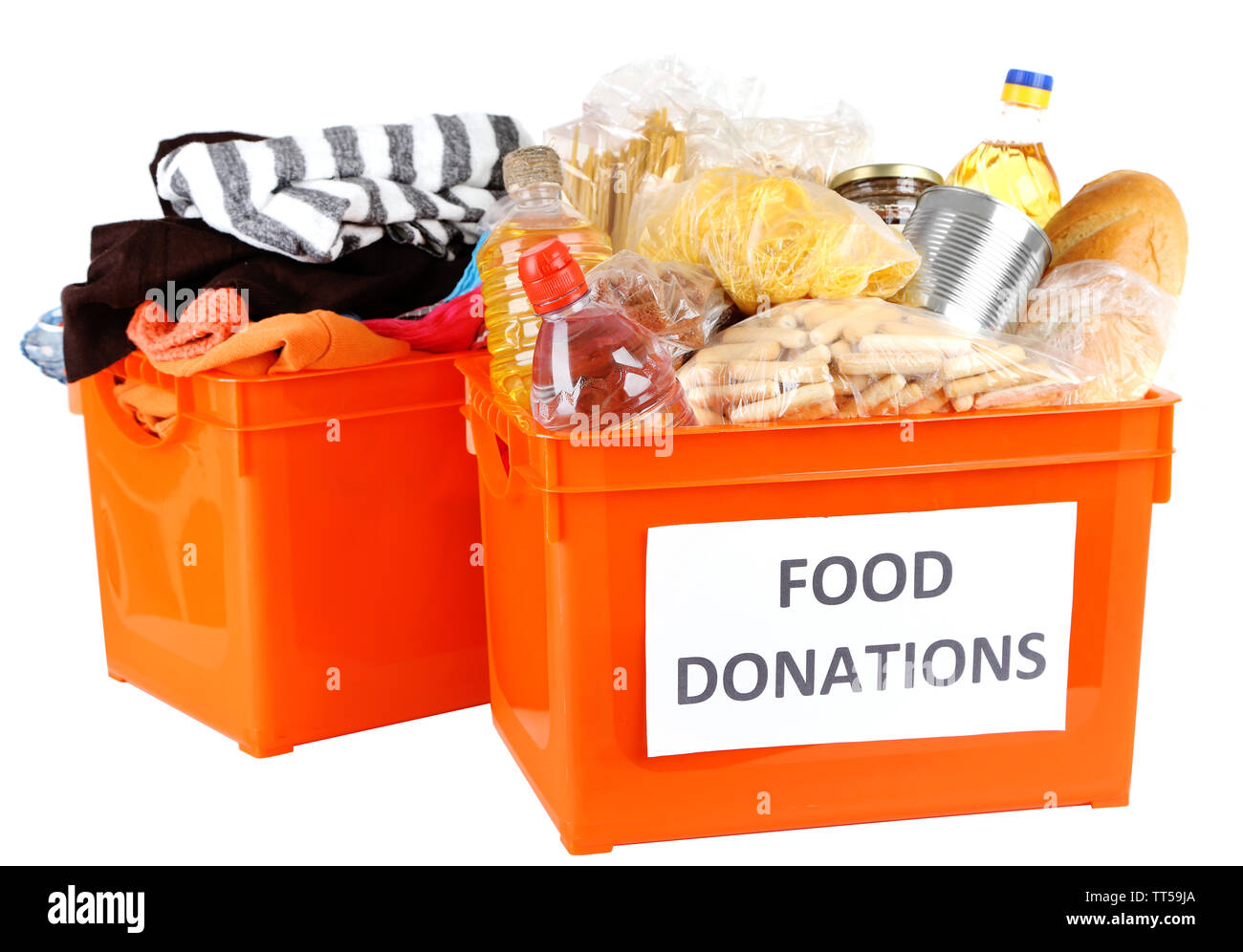 Donate boxes carton hi-res stock photography and images - Alamy