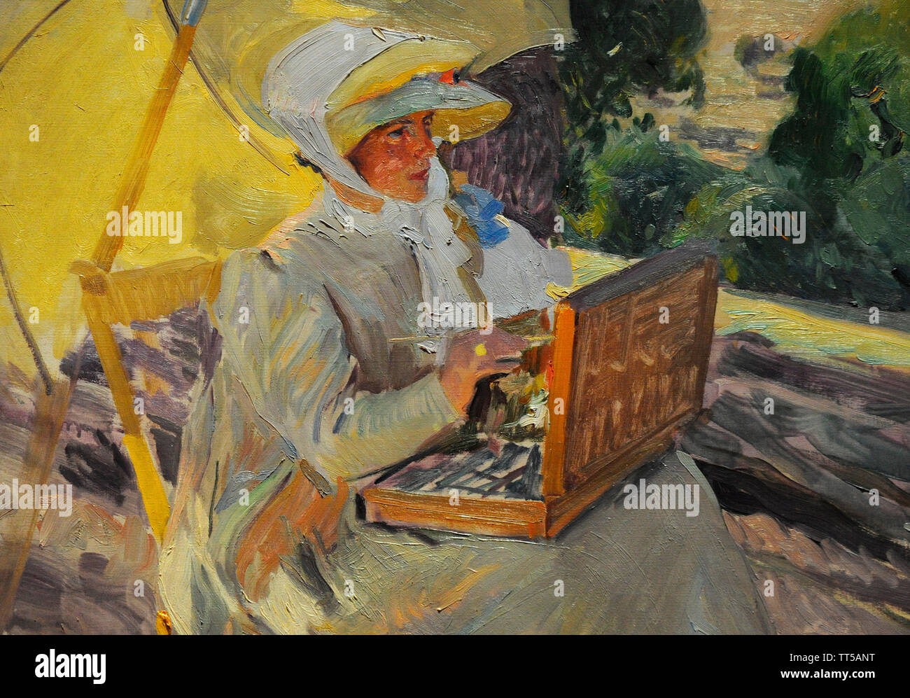 Joaquin Sorolla y Bastida (1863-1923). Spanish painter. Maria painting ...