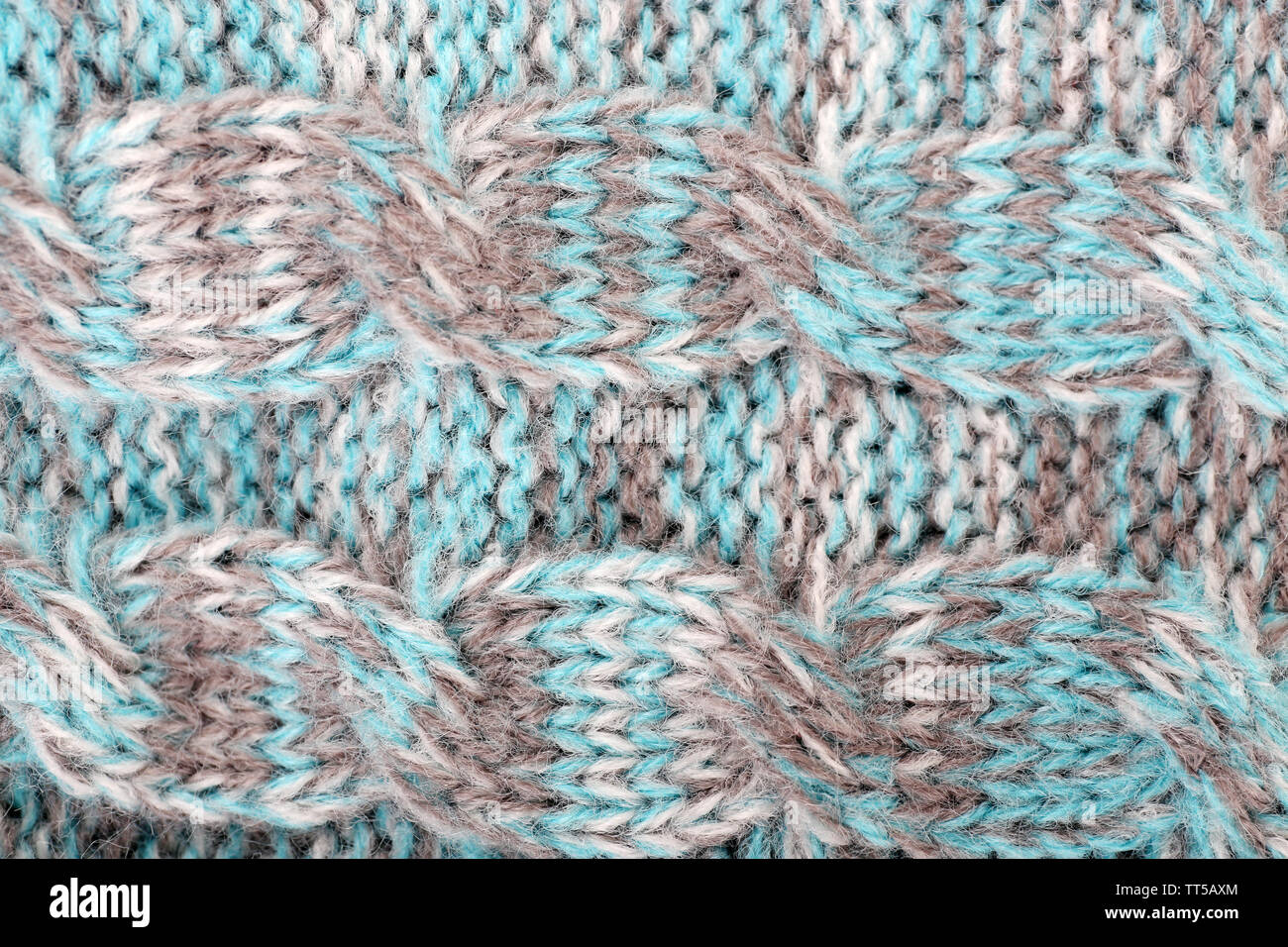 Knitted fabric background close up Stock Photo - Alamy
