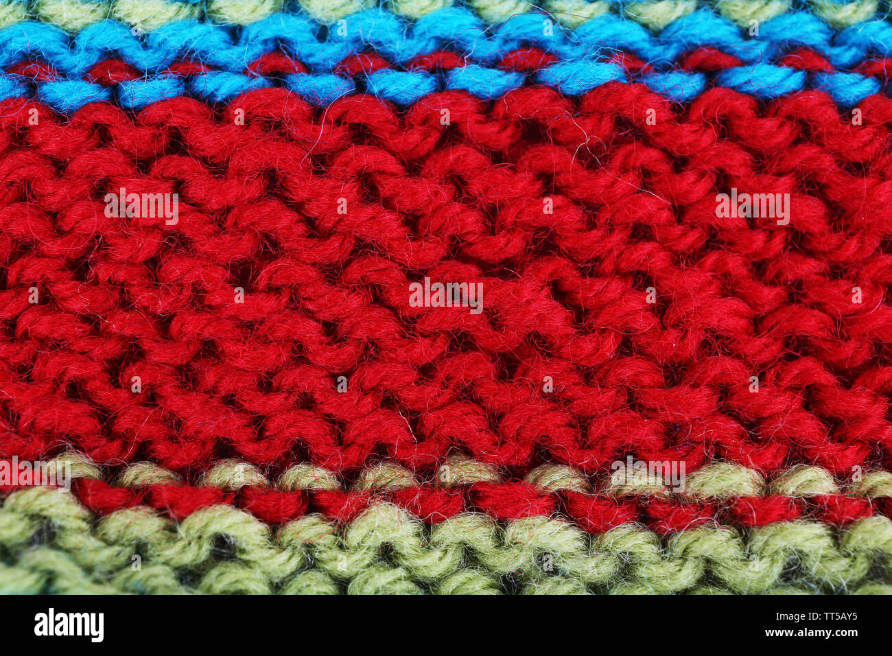 Knitted fabric background close up Stock Photo - Alamy