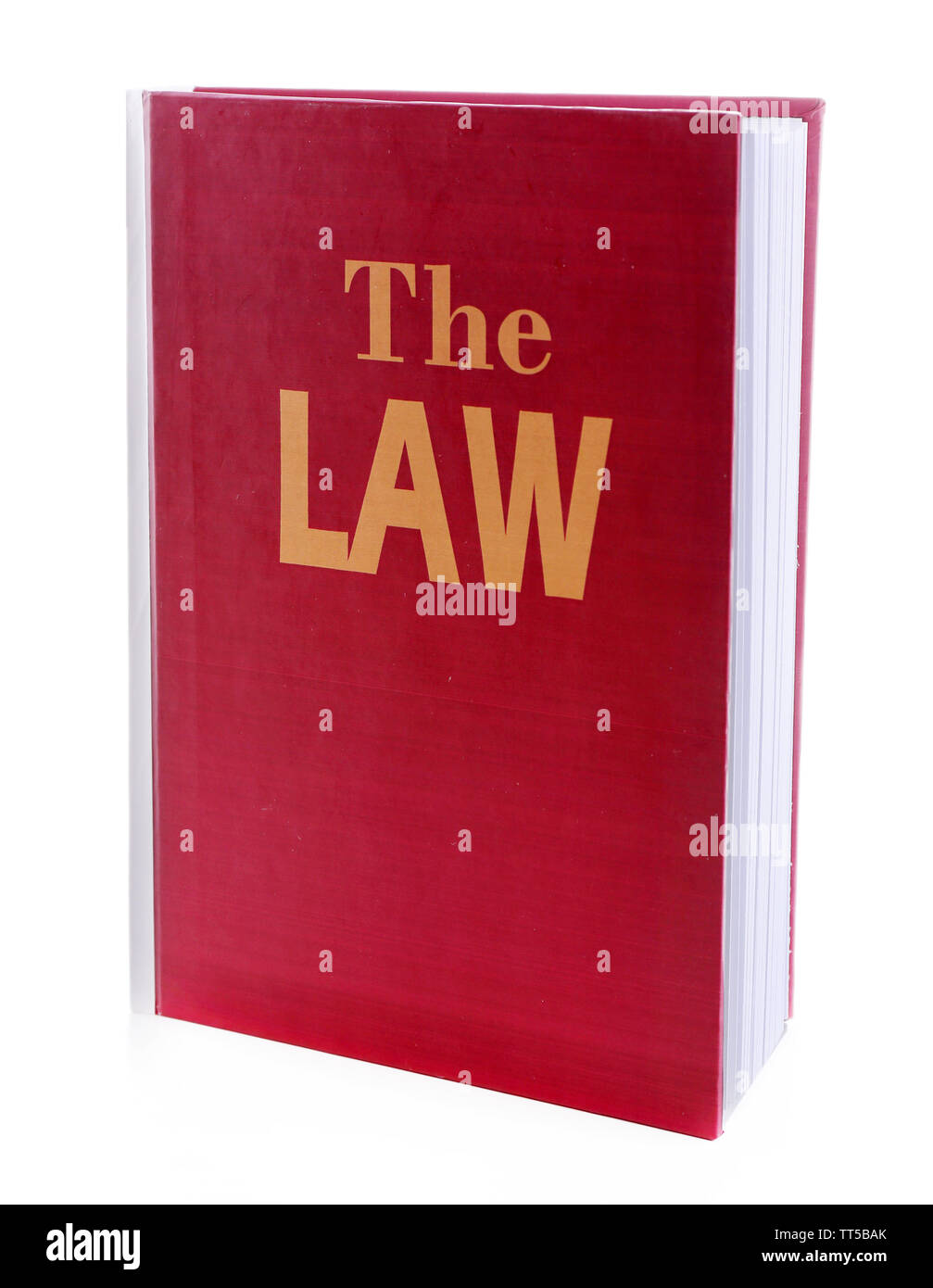 Book of Law isolated on white Stock Photo - Alamy