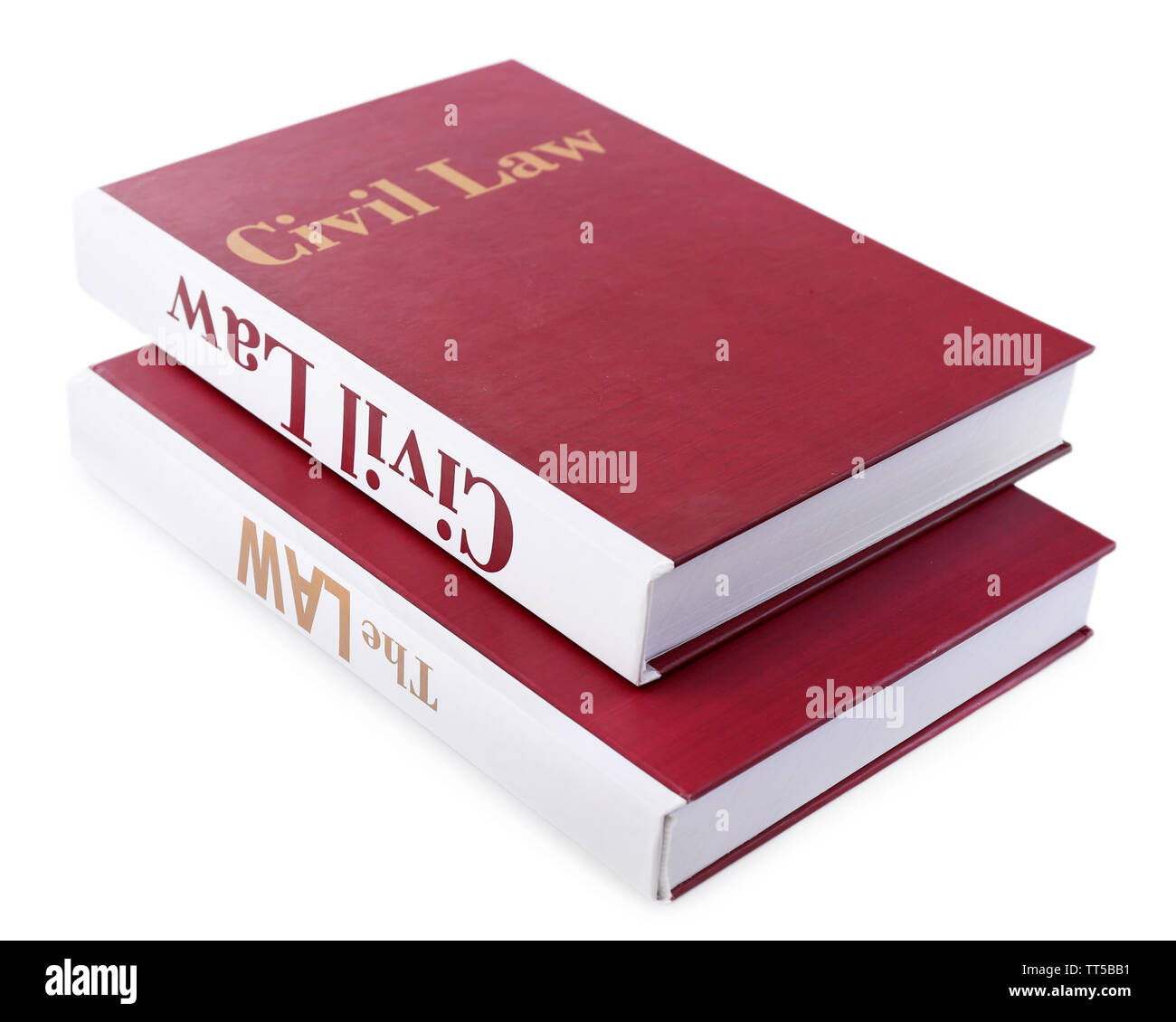Books of Law isolated on white Stock Photo - Alamy
