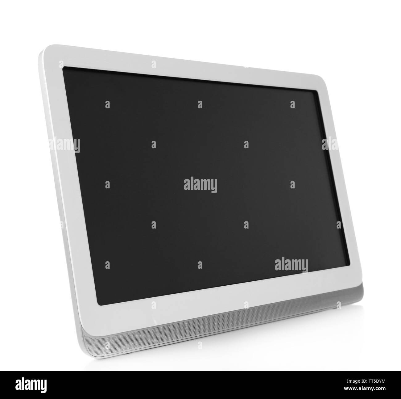 Modern tablet pc isolated on white Stock Photo - Alamy