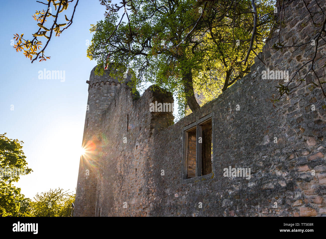historic castle starkenburg near heppenheim germany Stock Photo - Alamy