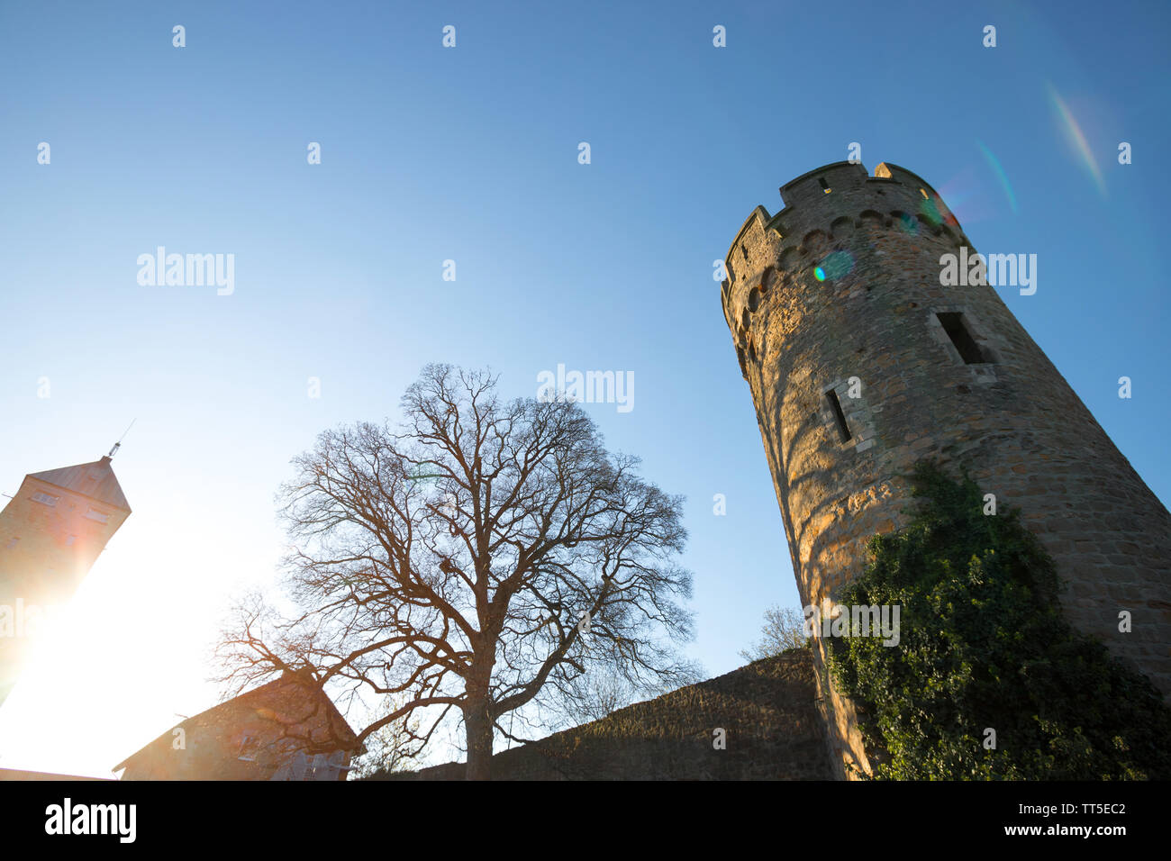 historic castle starkenburg near heppenheim germany Stock Photo - Alamy