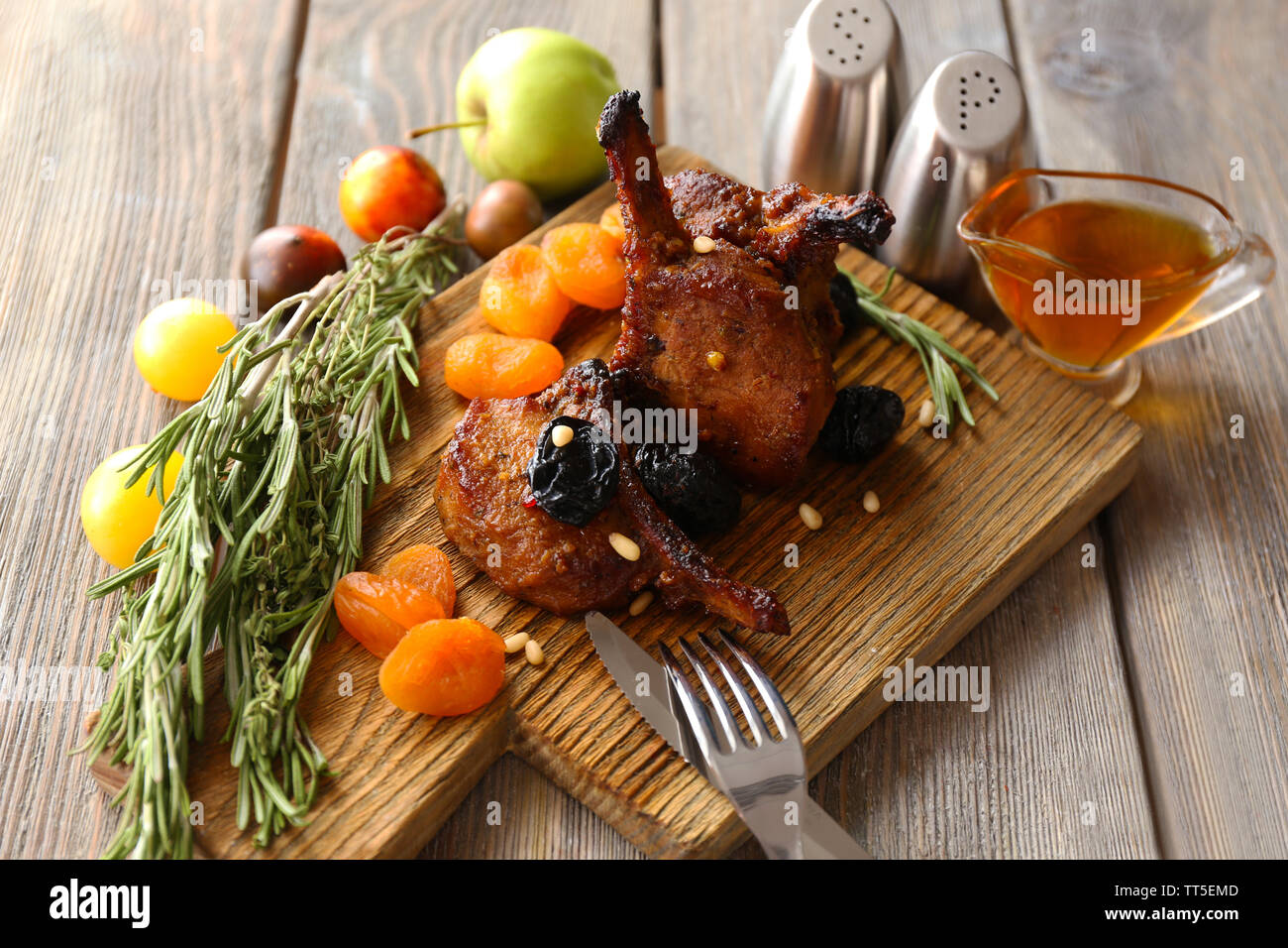 Grilled Lamb steak Stock Photo - Alamy