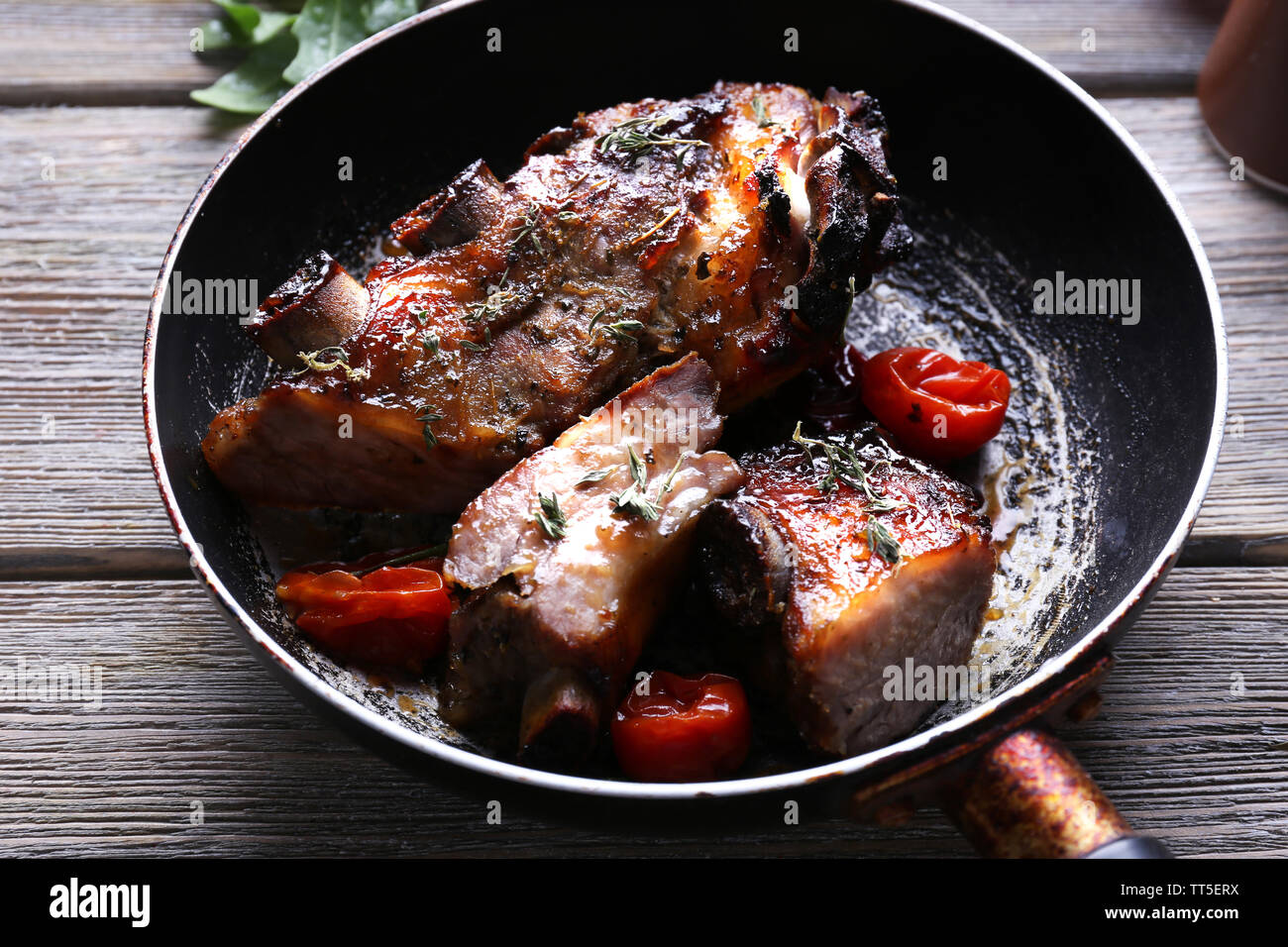 Grilled Lamb steak Stock Photo - Alamy