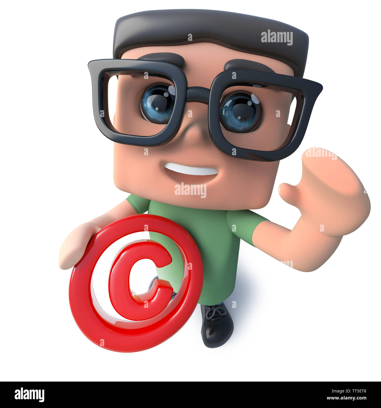 Cartoon Geek Glasses