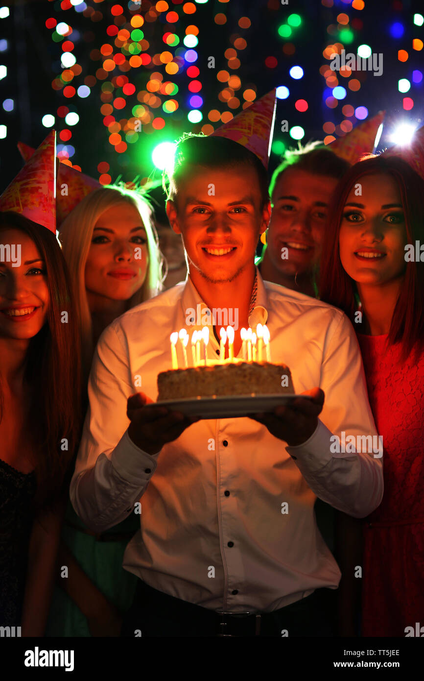 Birthday party in club Stock Photo - Alamy
