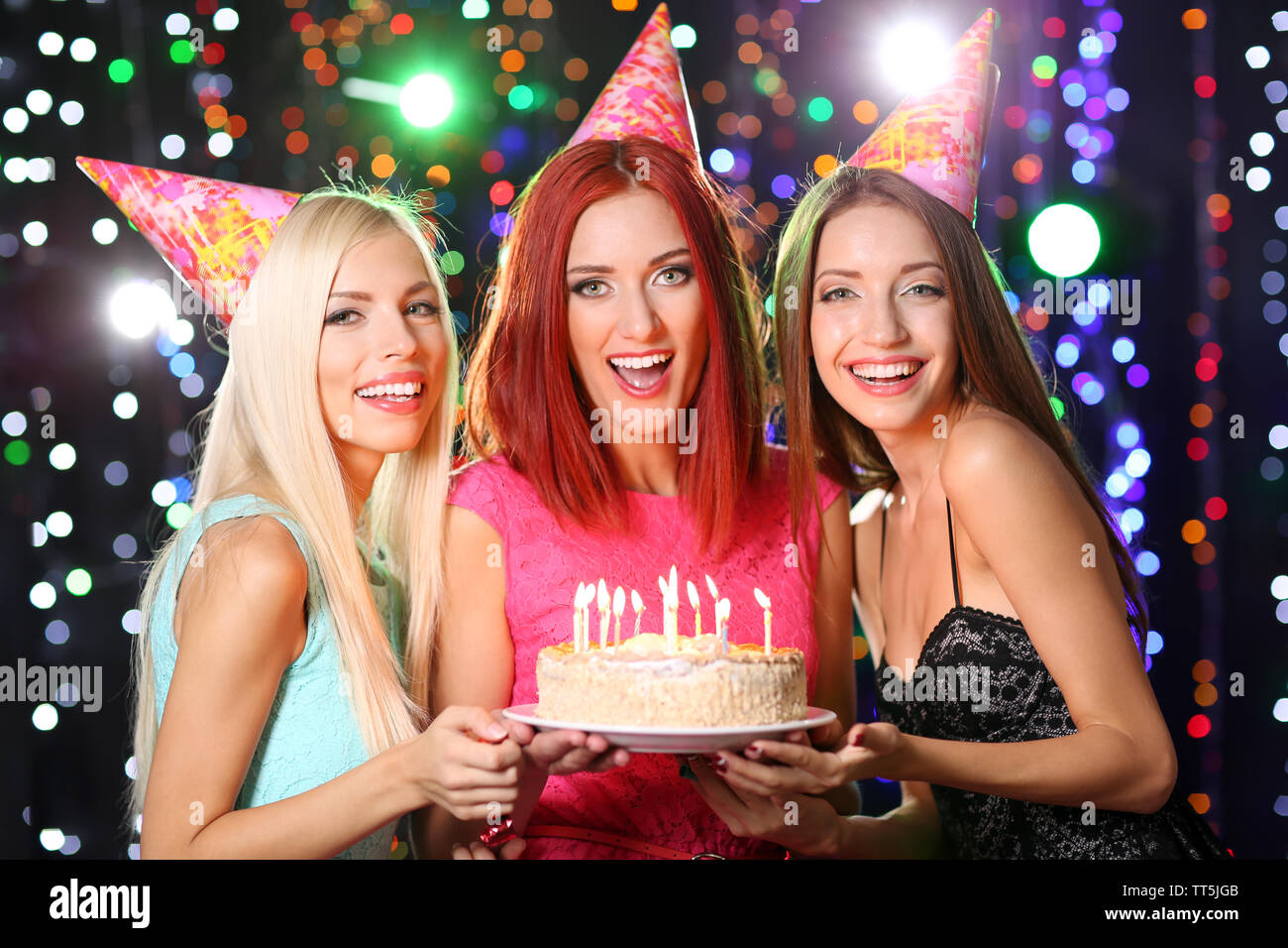 Birthday party in club Stock Photo - Alamy