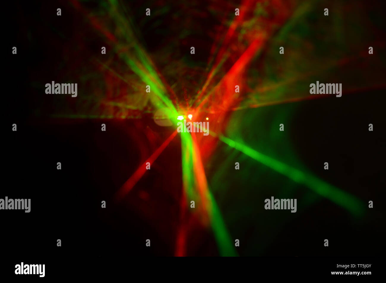 Abstract laser light on black background Stock Photo - Alamy