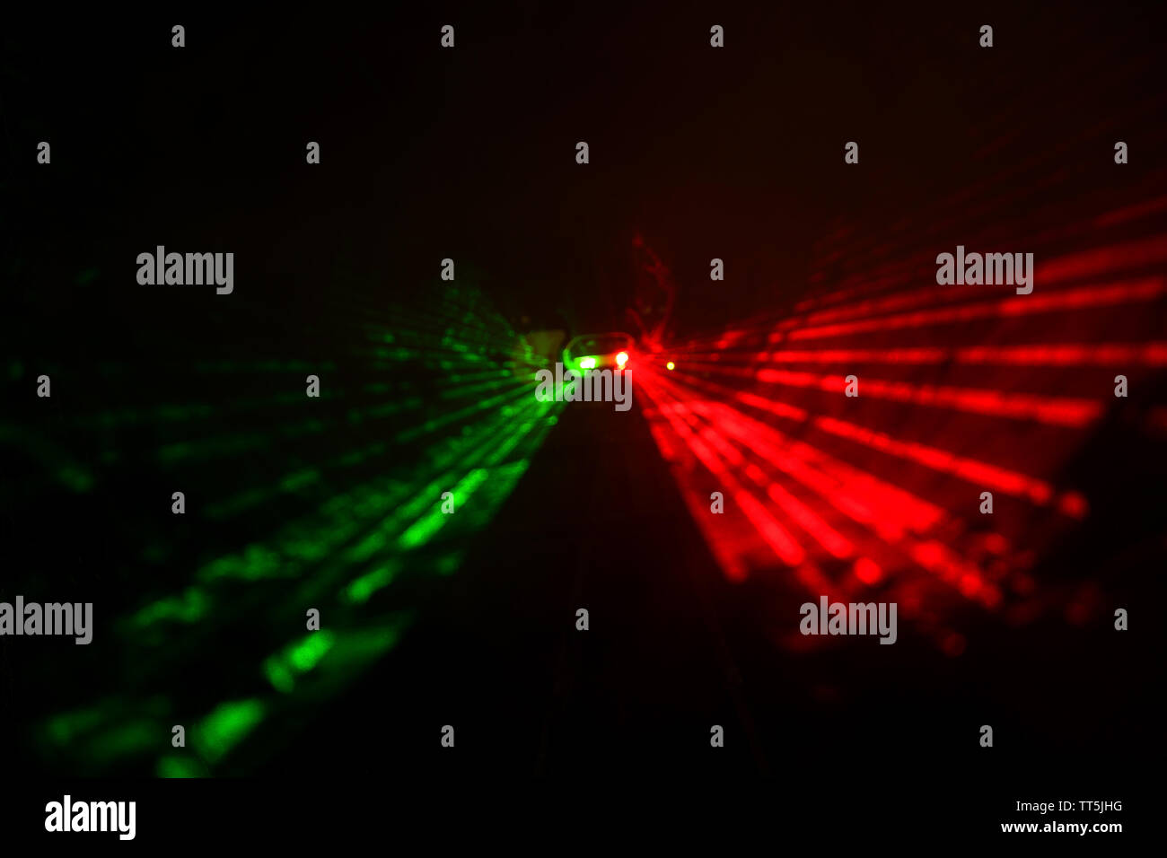 Abstract laser light on black background Stock Photo - Alamy