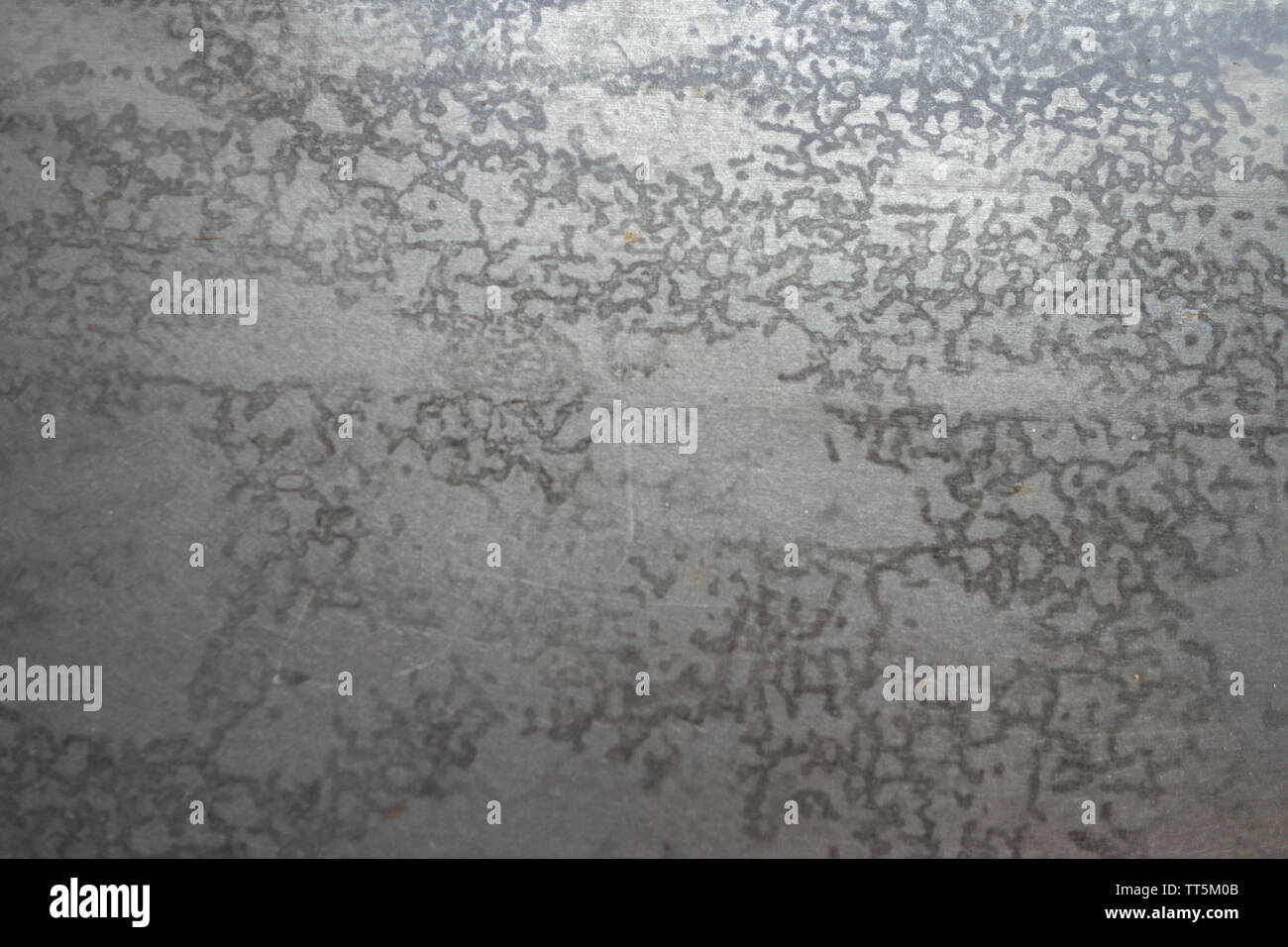 backdrop of steel with acid markings and patterns Stock Photo - Alamy