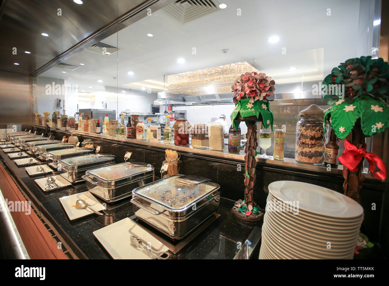 open buffet self service meals in restaurants or hotels Stock Photo - Alamy