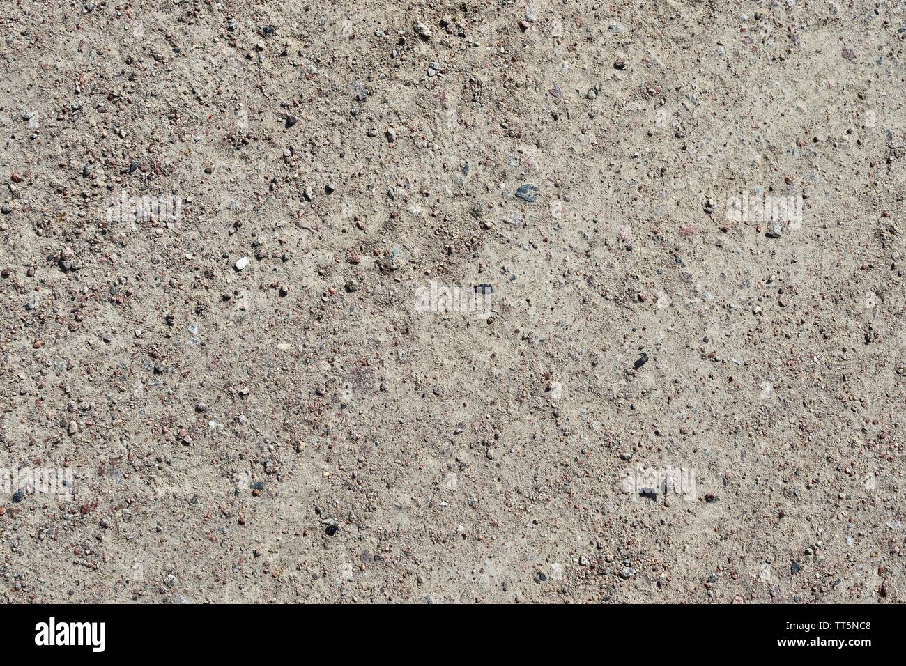 Close up detailed view on sandy ground surfaces in high resolution ...