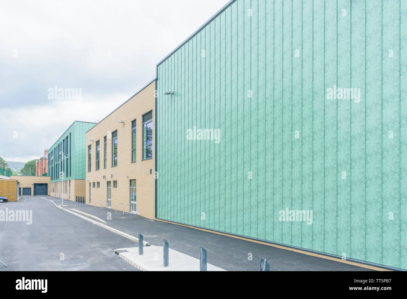 The Newly completed Tonyrefail Community School, May 2019 Stock Photo ...