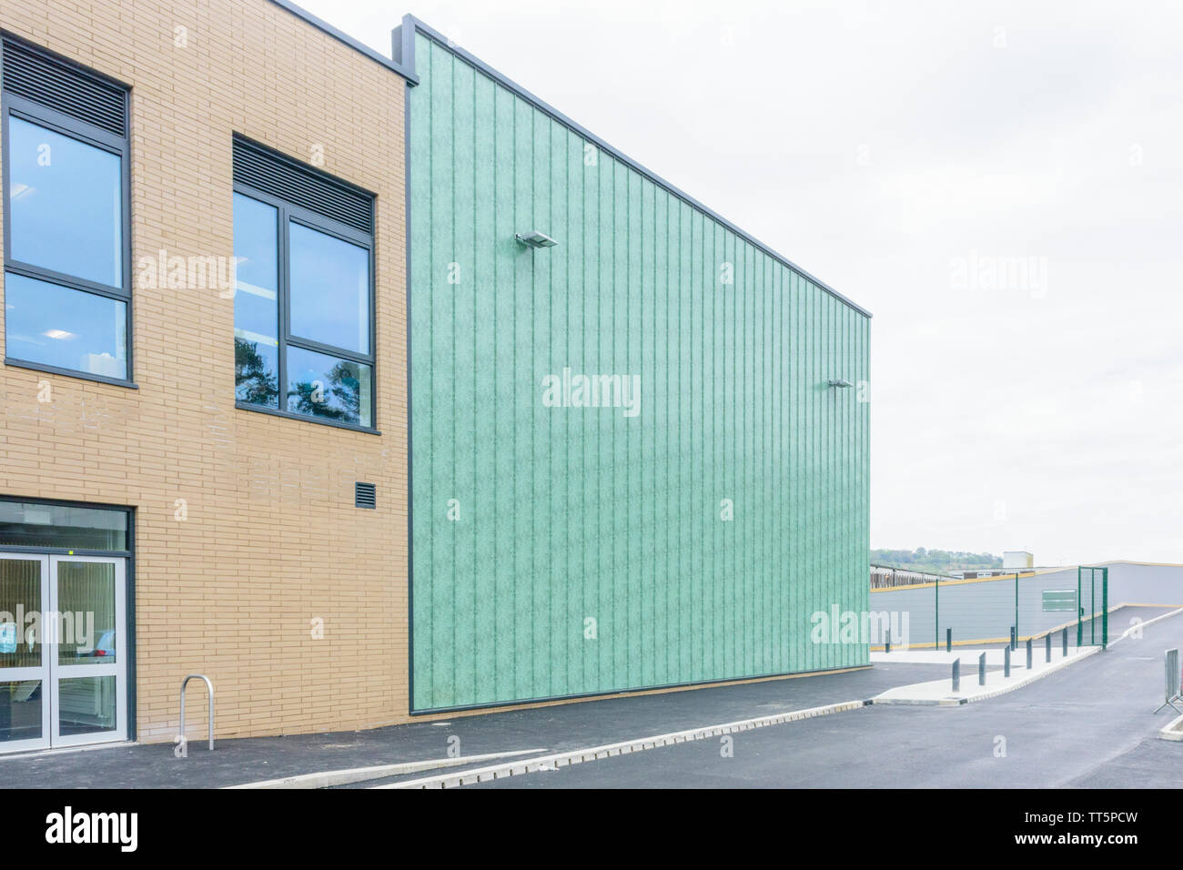 The Newly completed Tonyrefail Community School, May 2019 Stock Photo ...