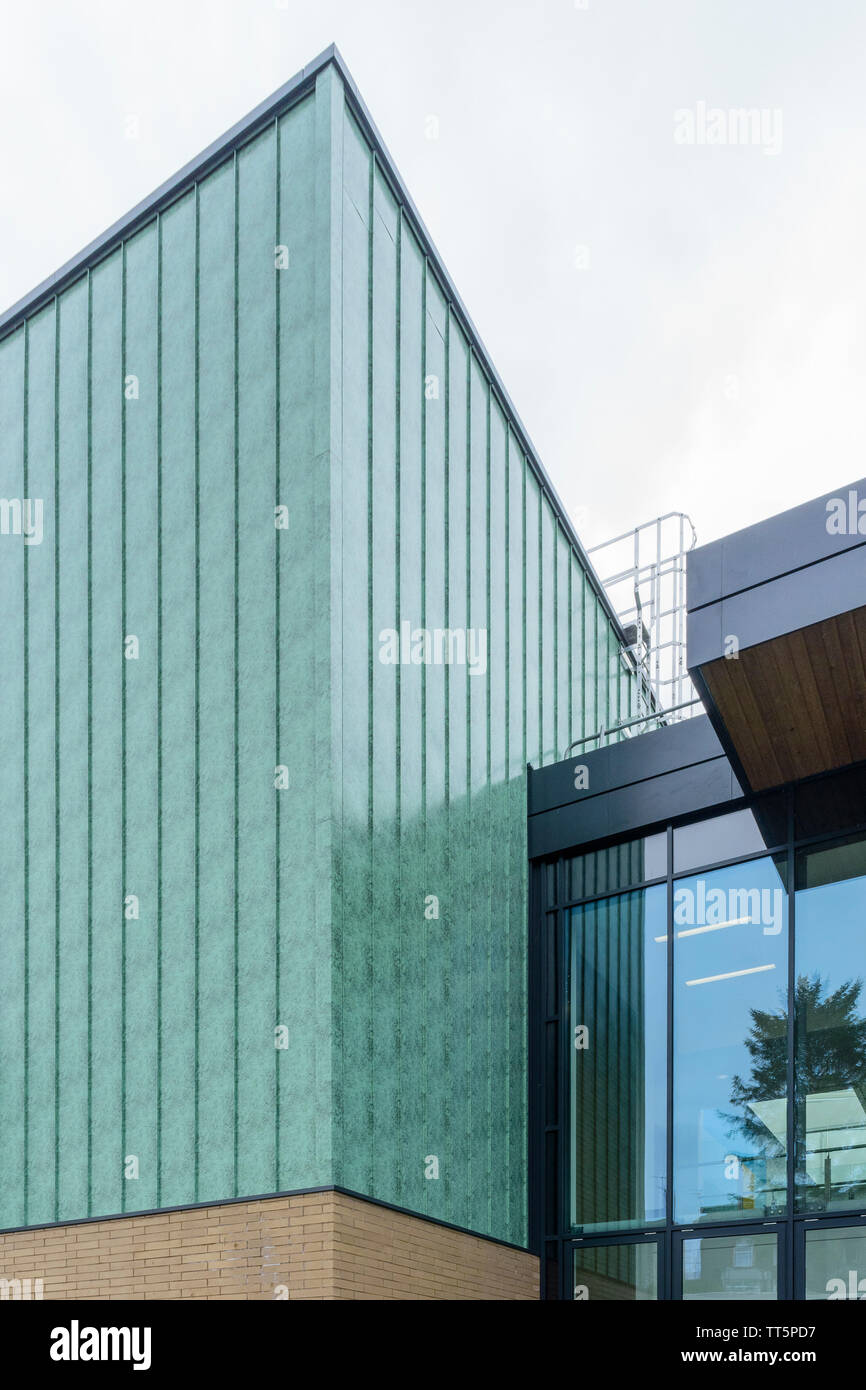 The Newly completed Tonyrefail Community School, May 2019 Stock Photo ...