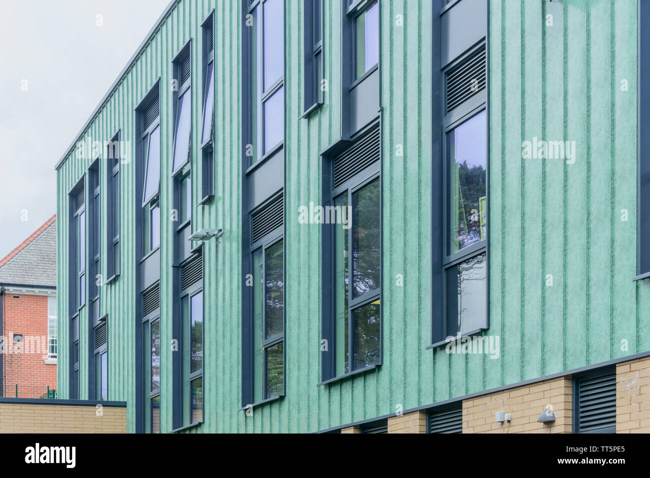 The Newly completed Tonyrefail Community School, May 2019 Stock Photo ...
