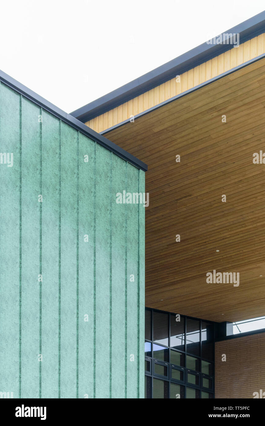 The Newly completed Tonyrefail Community School, May 2019 Stock Photo ...