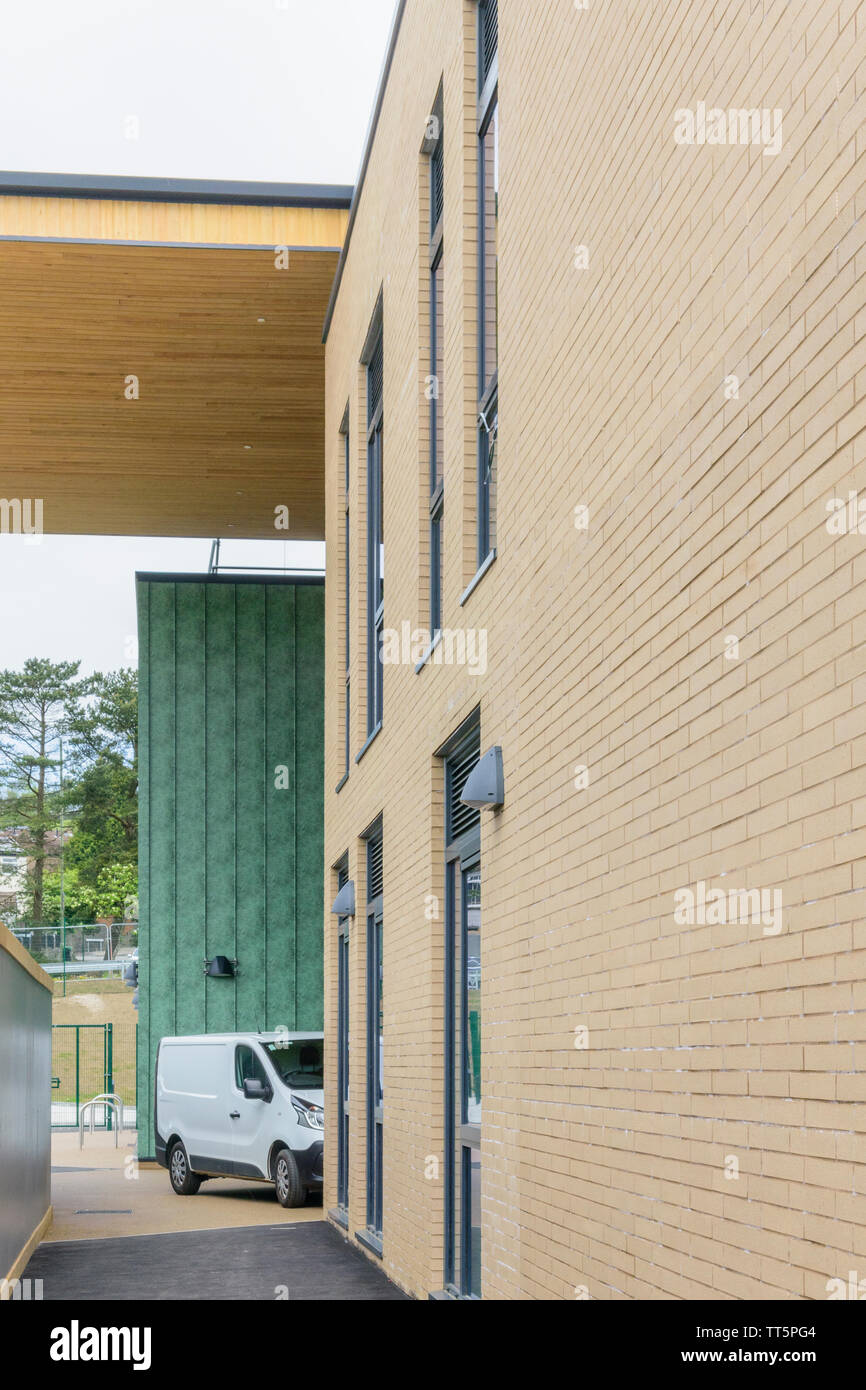 The Newly completed Tonyrefail Community School, May 2019 Stock Photo ...