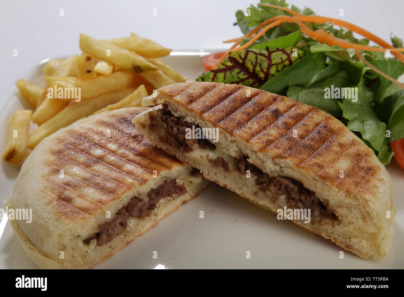 flat bread baked on a griddle toast turkish style street food cuisine ...