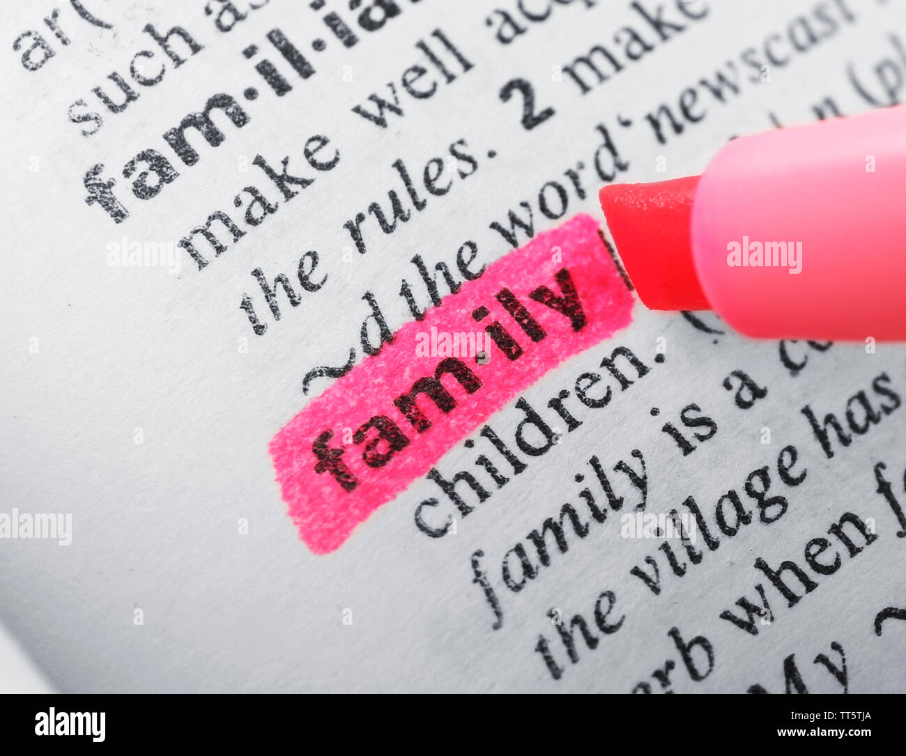 Highlighting marker words hi-res stock photography and images - Alamy