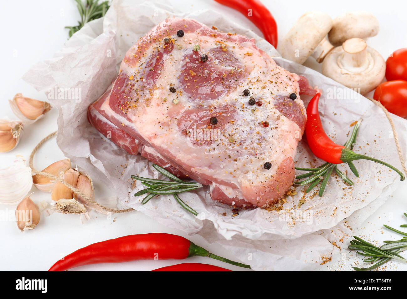 Raw meat close-up Stock Photo - Alamy
