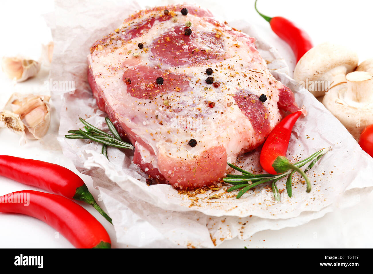 Raw meat close-up Stock Photo - Alamy