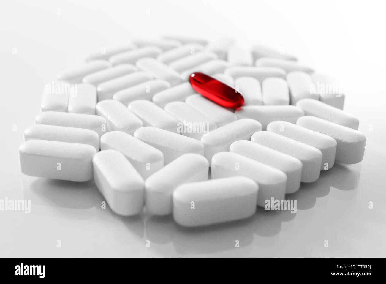 Pile of pills, close-up Stock Photo - Alamy